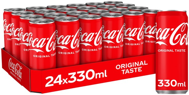 Frisdrank Coca Cola Regular blik 330ml DEKAS 2021